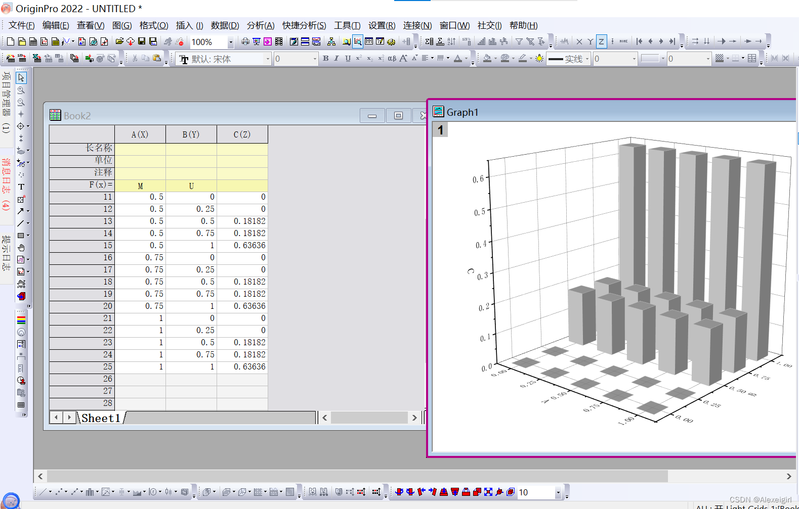 origin画三维的二元分布图_origin画三wei概率分布图-CSDN博客