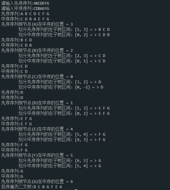 数据结构根据先序和中序构建二叉树c语言根据前序和中序构建二叉树 Csdn博客