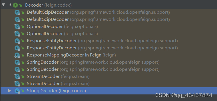 Spring Cloud Open Feign系列【11】Feign 编码解码器Encoder和Decoder源码分析_feign decoder-CSDN博客