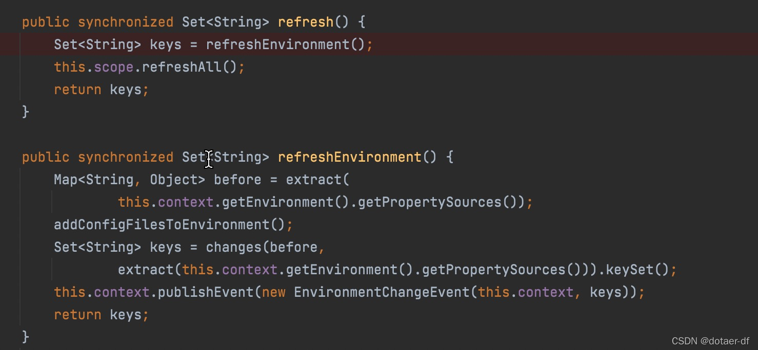 @RefreshScope刷新配置文件原理_refreshscope原理-CSDN博客