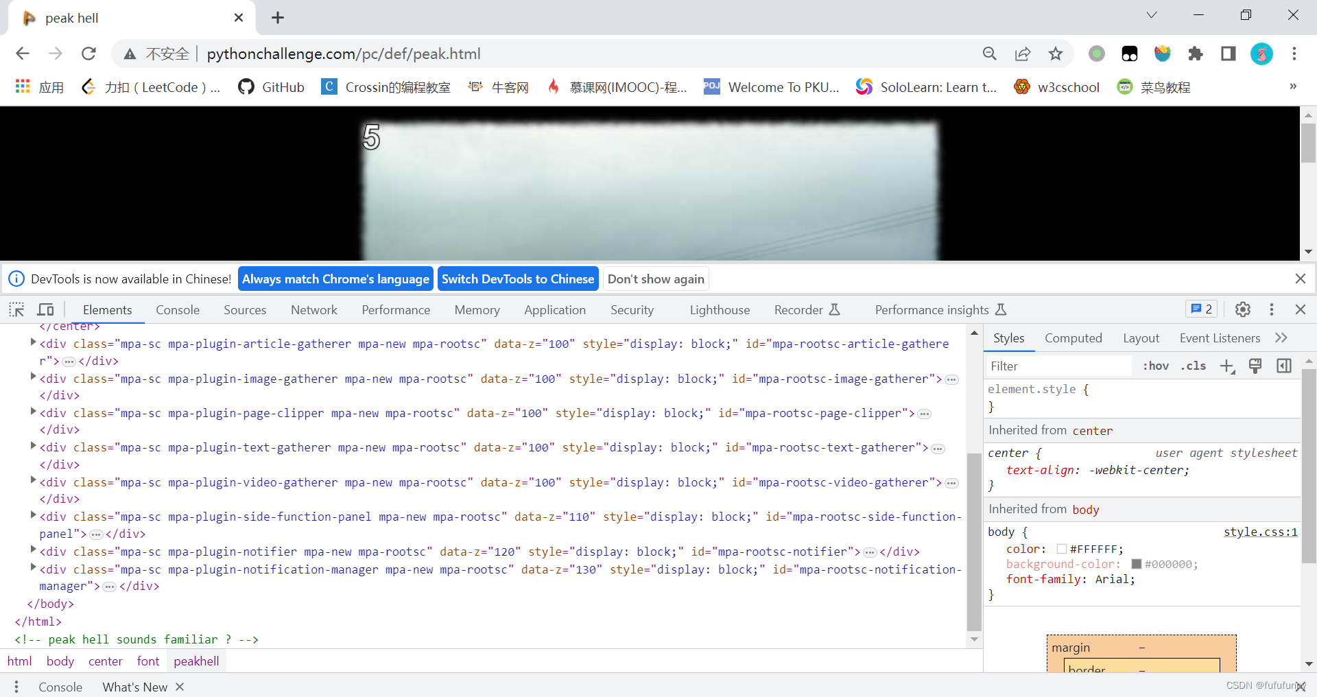 Python Challenge通关攻略及代码（第0至5关）_pythonchallenge-CSDN博客