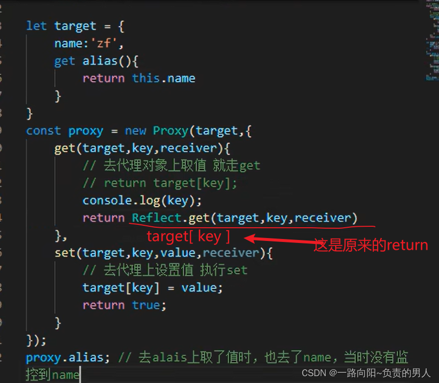 Proxy 为什么要配合 Reflect使用？_为什么使用reflect.get而不使用-CSDN博客