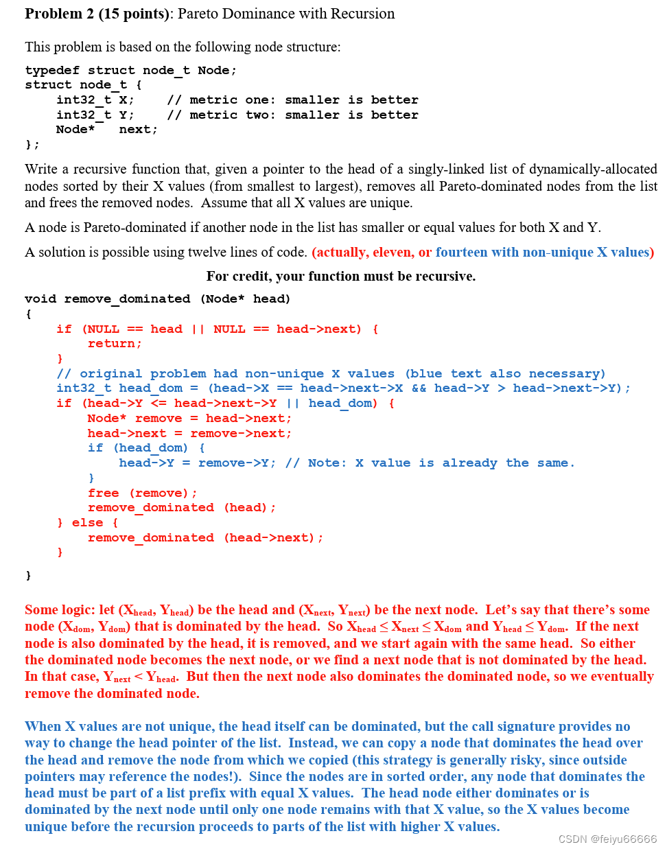 Patt&Patel-“Introduction to Computing Systems“（4）期末样卷题目解析：C语言递归-CSDN博客