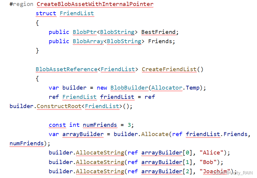Unity DOTS系列之BlobAsset核心机制分析_unity的blob加载-CSDN博客