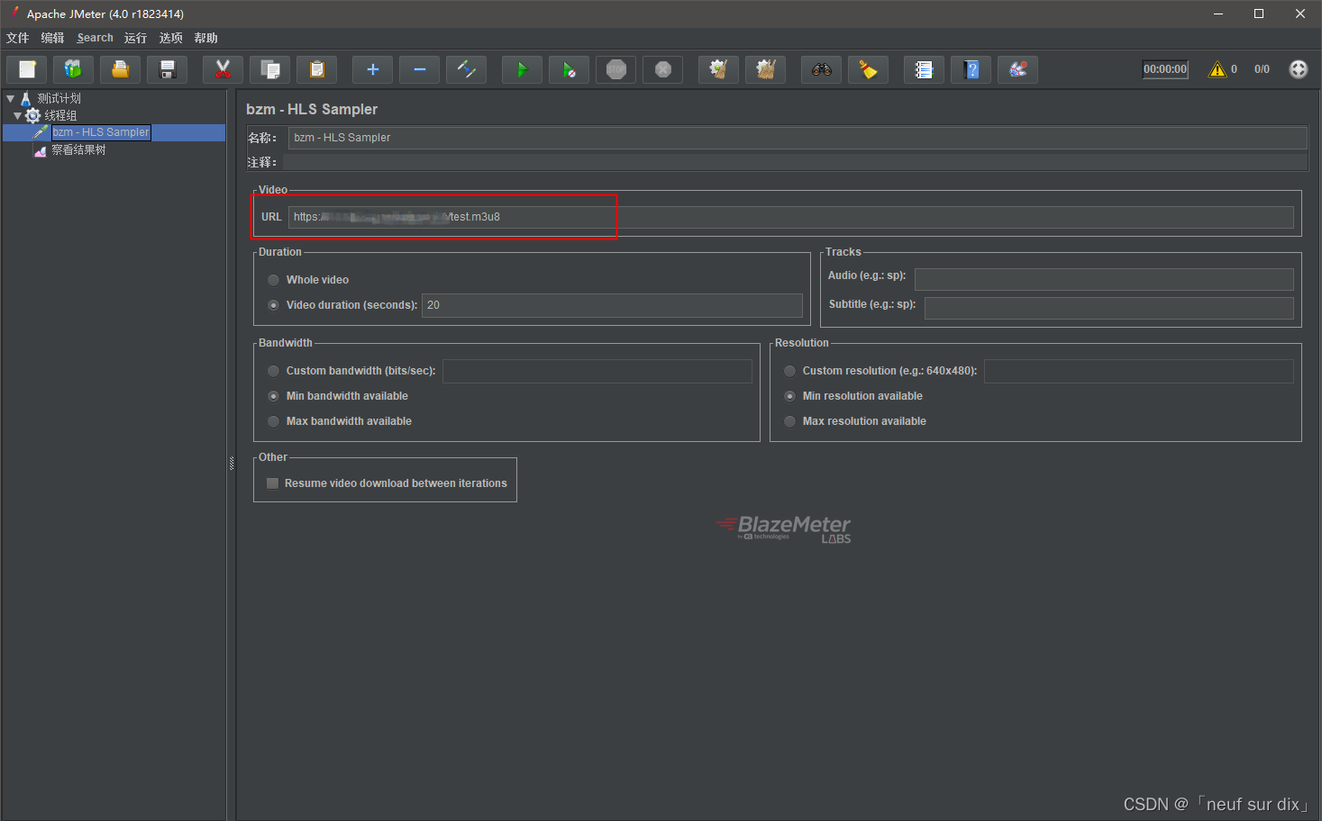 jmeter之HLS插件进行流媒体压测_jmeter压测视频流-CSDN博客