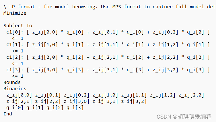 【Python】 gurobipy 学习笔记3——sum的进阶使用_gurobipy.grb.binary变量可以求和吗-CSDN博客