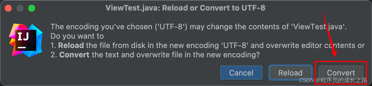 【IDEA】用idea导入eclipse的项目后，提示：The file was loaded in a wrong encoding ‘utf-8‘-CSDN博客