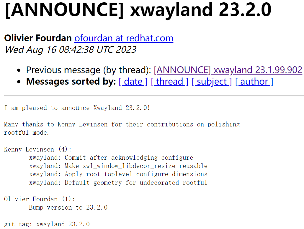 XWayland 23.2 正式发布-CSDN博客