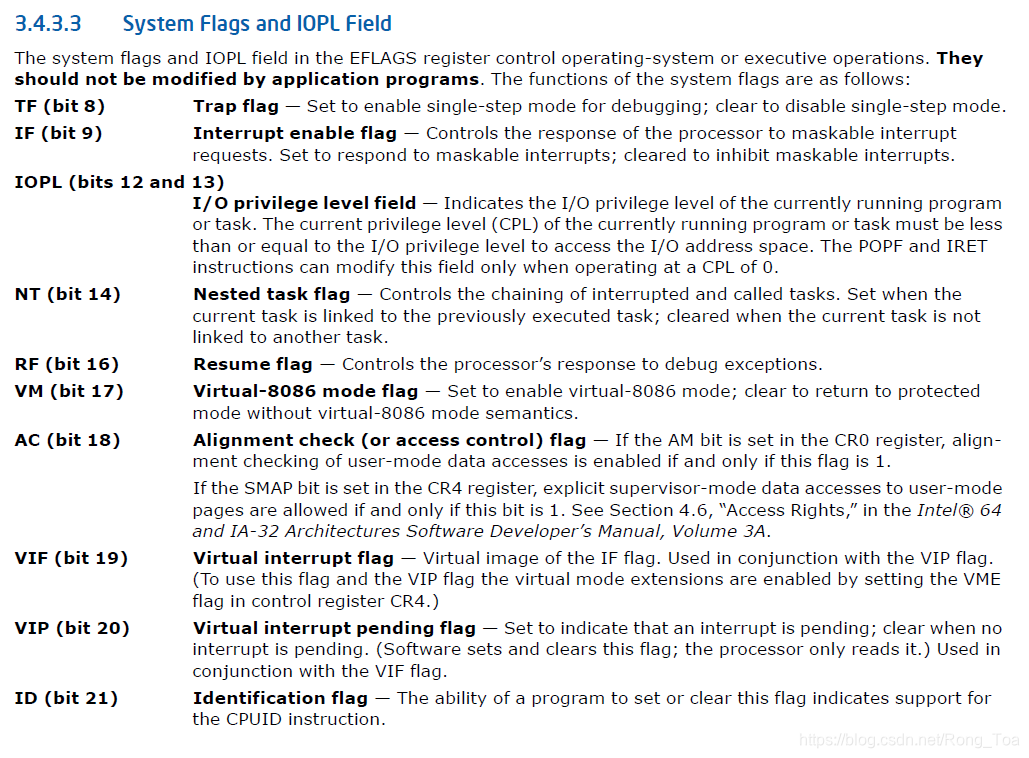 EFLAGS 寄存器，EFLAGS 交叉引用，EFLGAS条件码_eflgas表-CSDN博客