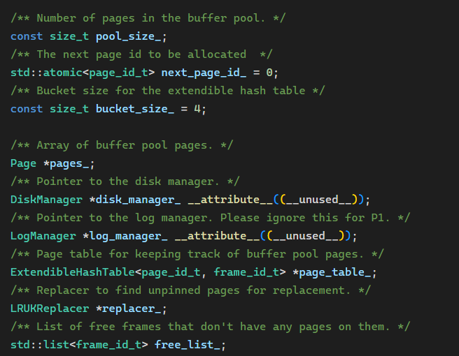 【CMU15-445数据库】bustub Project #1：Buffer Pool_cmu bustub-CSDN博客