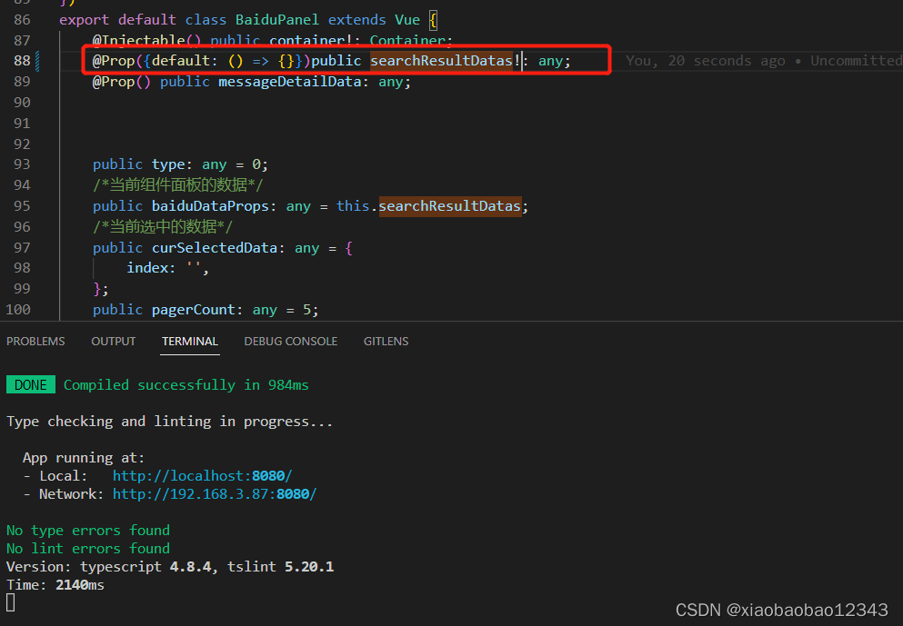 TypeScript 在vue中出现：Property ‘XX‘ is used before its initialization问题_property 'fb' is used ...