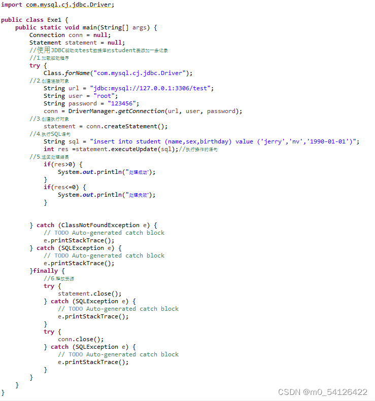 Jdbc的使用,通过java访问mysqljava 访问mysql Csdn博客