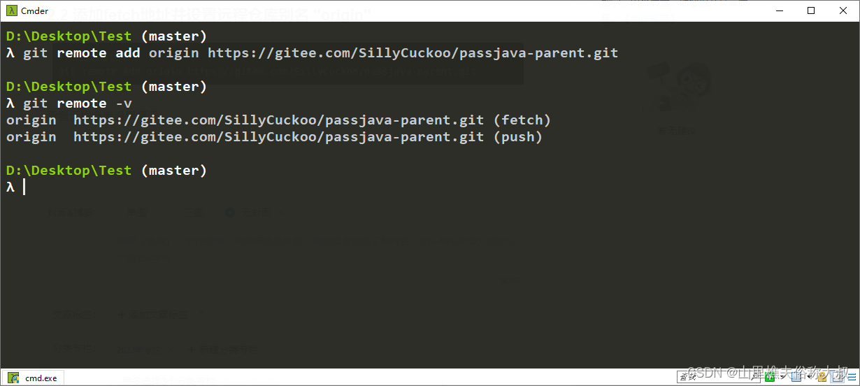 Git 远程仓库分别设置fetch、push地址_fetch push-CSDN博客