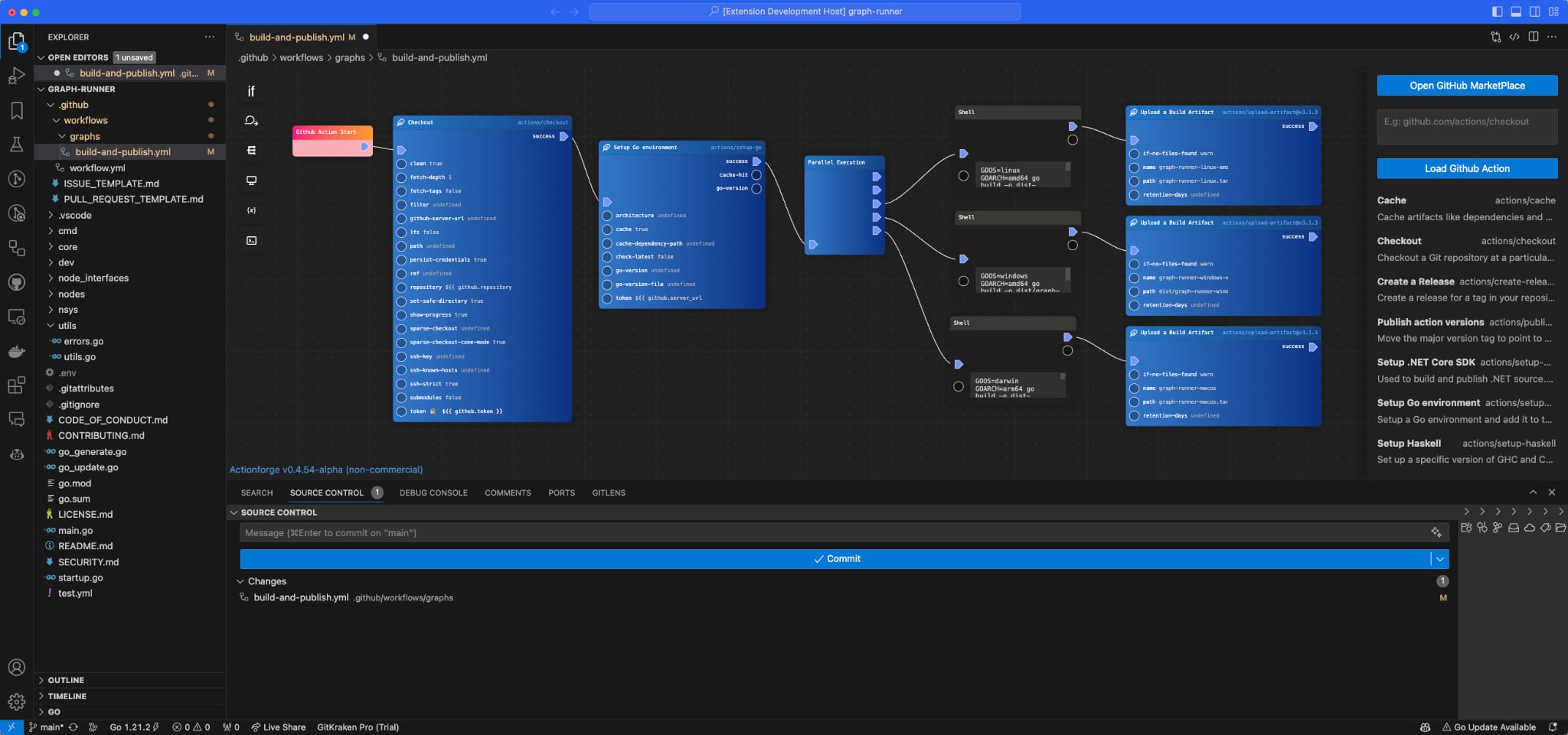 Actionforge 是一个 VS Code 扩展，用于以可视方式构建 GitHub 工作流_forge action-CSDN博客