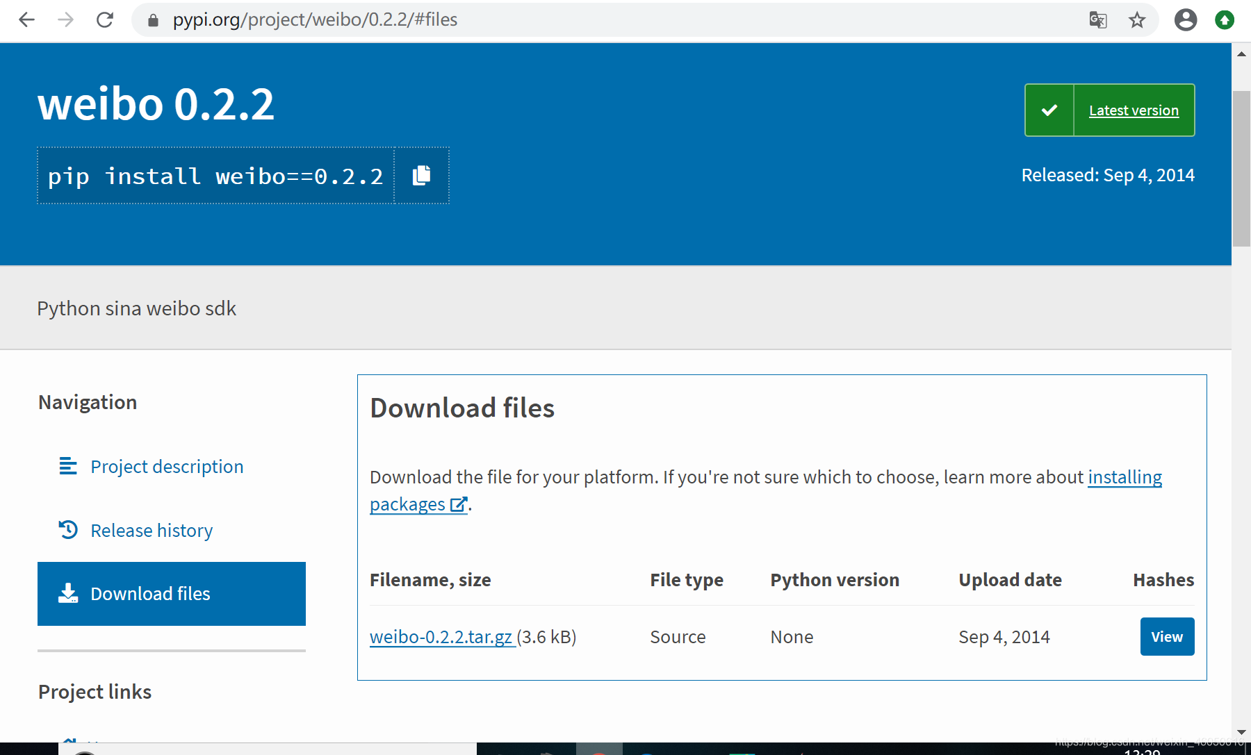 Python3用pip install weibo报错解决方法-CSDN博客