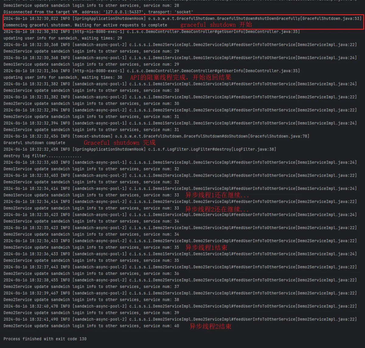 springboot优雅shutdown时异步线程安全优化_springboot graceful shutdown-CSDN博客