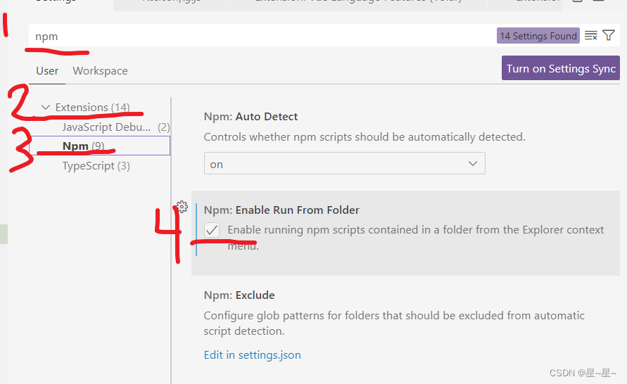 Visual Studio Code底部不显示npm script/NPM 脚本，怎么办？_vscode npm脚本-CSDN博客