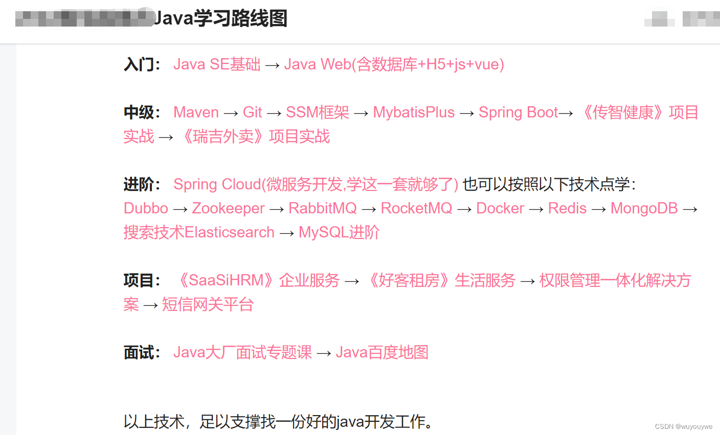 全栈JAVA体系学习-CSDN博客