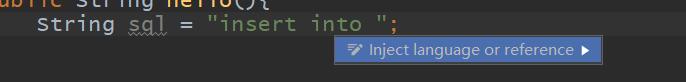 在idea中(SQL语句不提示自动补齐)写SQL语句按alt+enter不提示inject language解决办法_idea language injection-CSDN博客