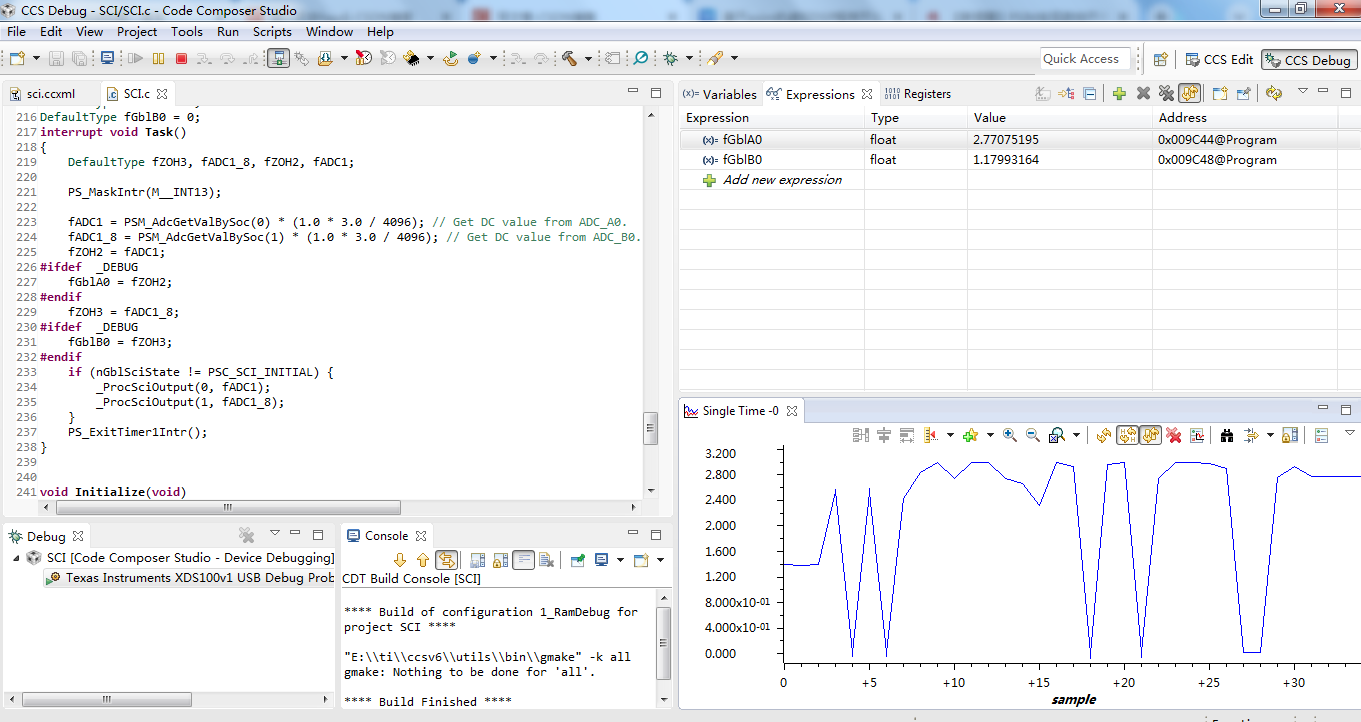 PSIM仿真DSP28335ADC功能并使用SCI串口模块输出曲线_psim 28335模块怎办么使用-CSDN博客