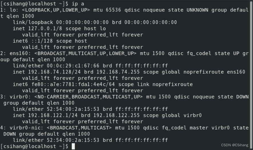 【RHCSA】Linux基础命令（联网以及切换用户）_linux回到用户localhost-CSDN博客