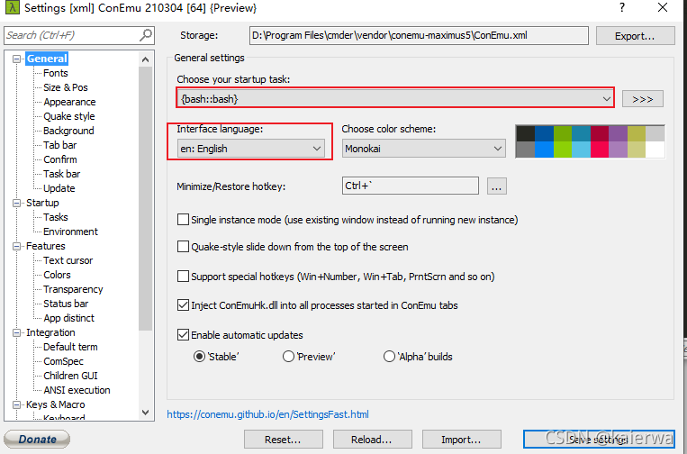 保姆级 cmder/ConEmu to vscode terminal ，并设置别名_cmder conemu-CSDN博客