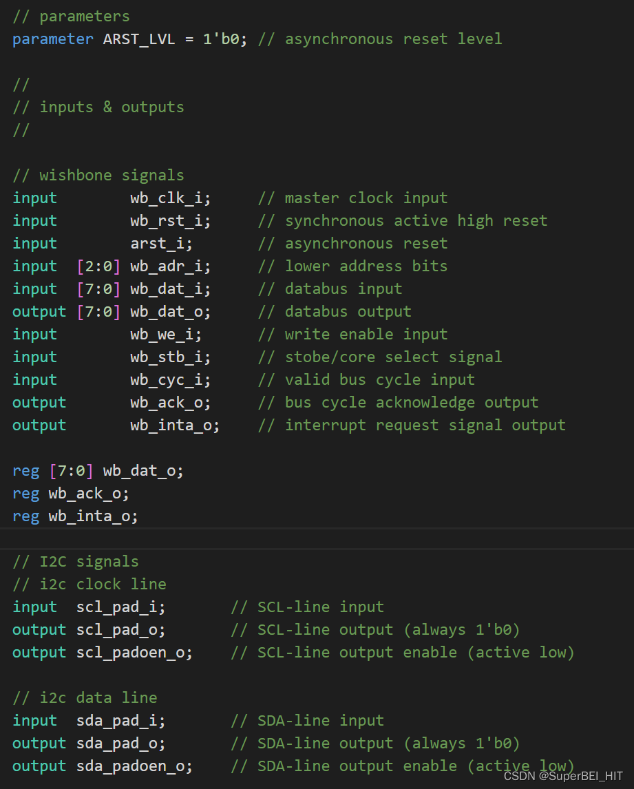 OpenCores学习——I2C_master(一)_i2c master-CSDN博客