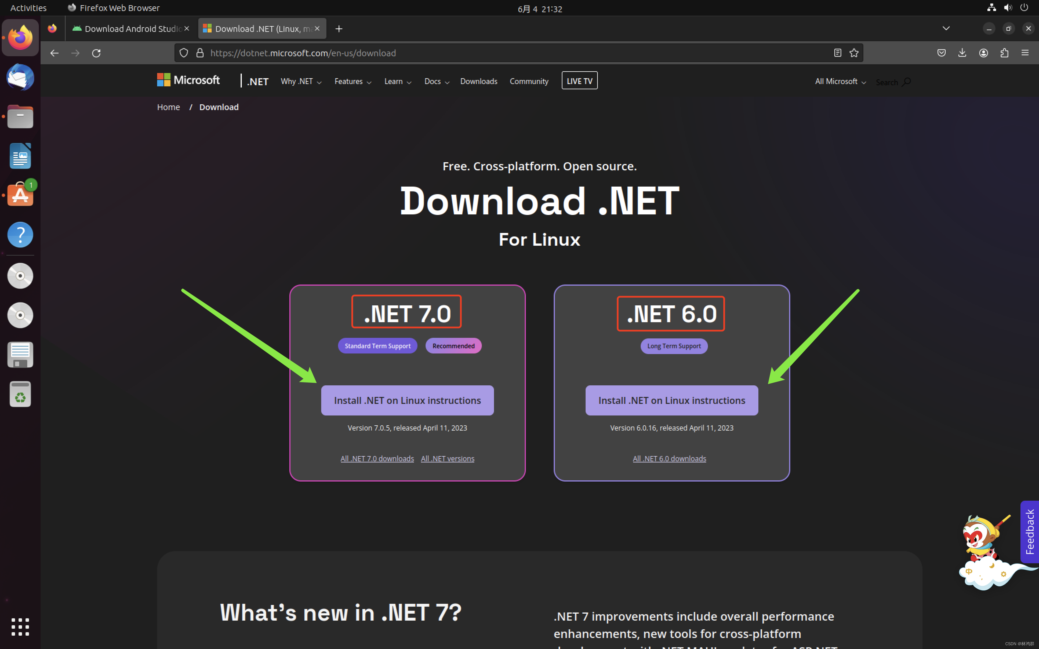 Ubuntu23.04系统部署.Net7.0环境_ubuntu net 7-CSDN博客