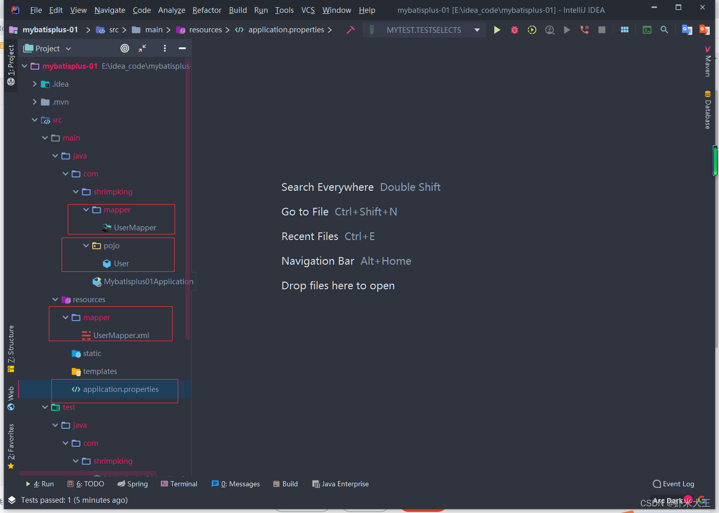 mybatisplus 示例练习1_java mybatis-plus 练习-CSDN博客