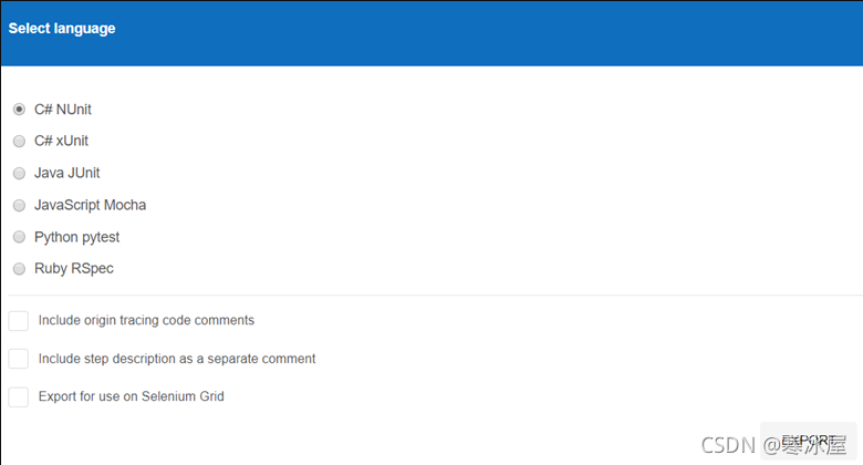 Selenium自动化测试_using openqa.selenium-CSDN博客