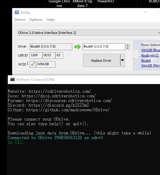 ODrive AP调试记录_downloading json data from odrive...-CSDN博客