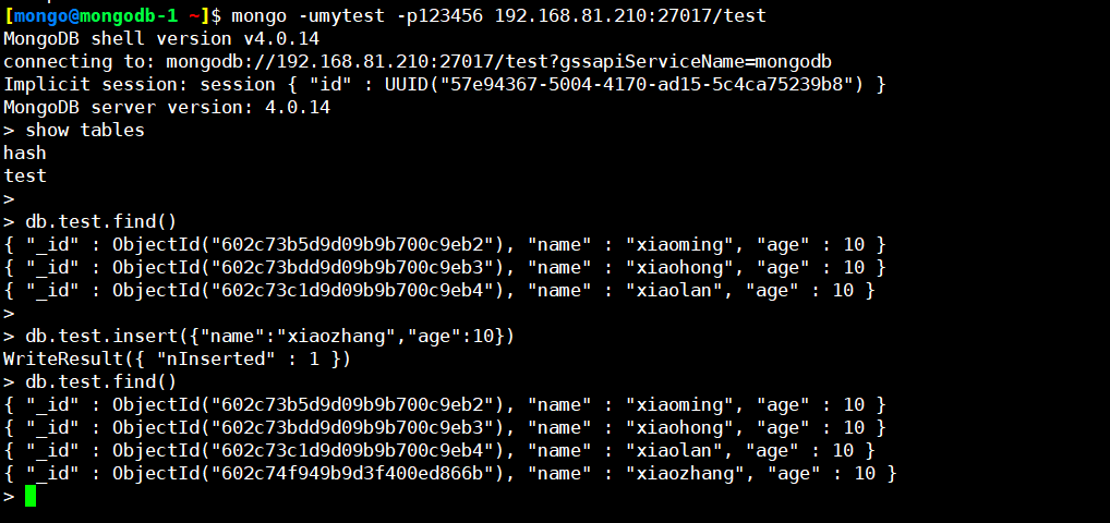 MongoDB数据库授权认证_mongdb user授权-CSDN博客