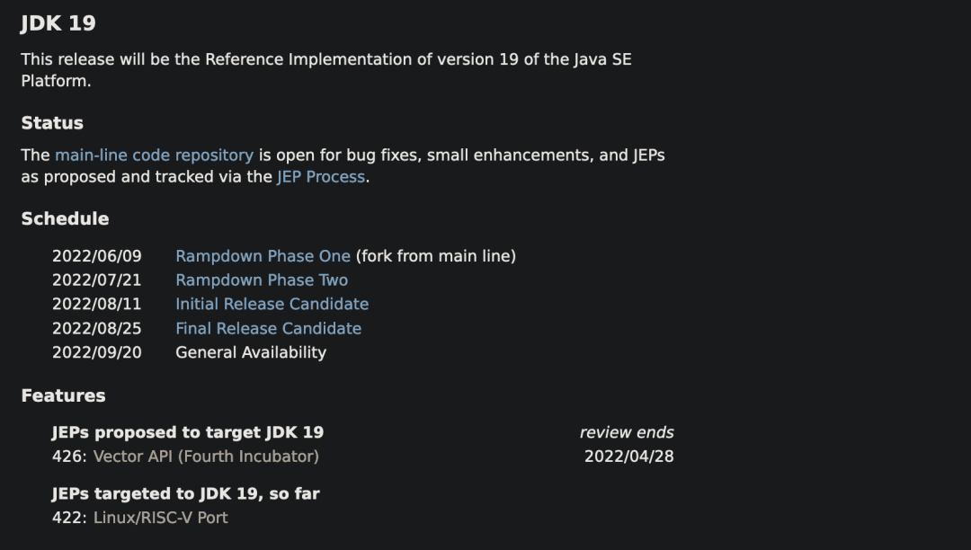 Java 19 将推出的两个新特性_java19和17-CSDN博客