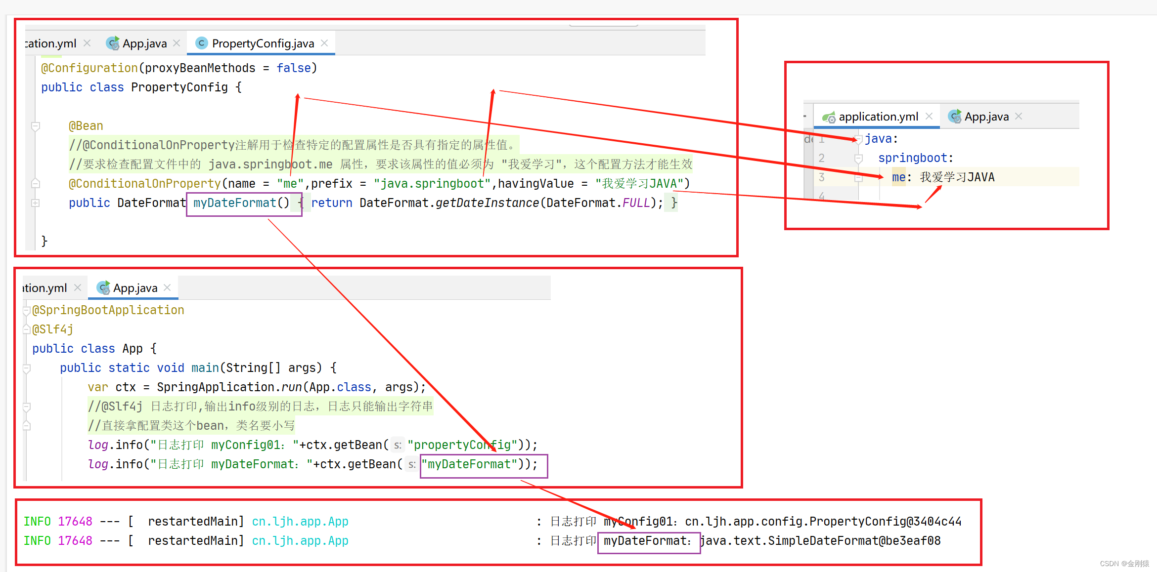 25、springboot的自动配置02--属性条件注解@ConditionalOnProperty、Web条件注解@ConditionalOnWebApplication、Sp EL 表达式 ...