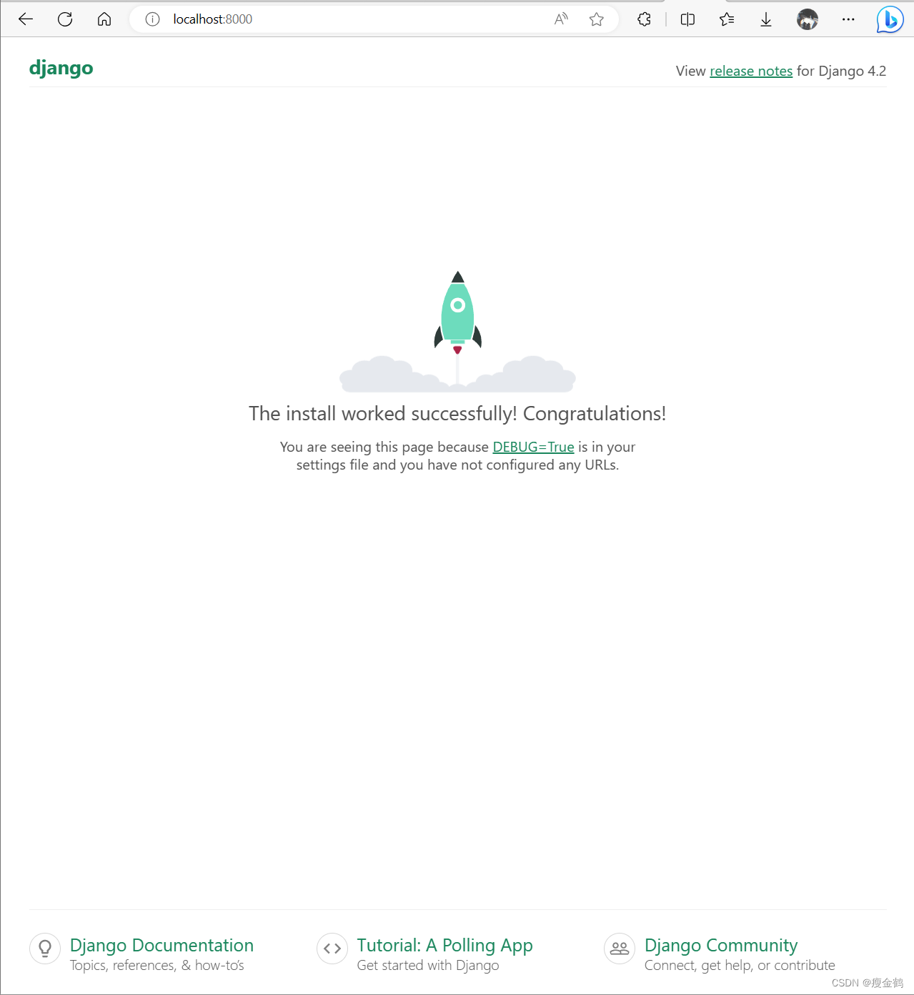 Django入门（Windows）_python django windows-CSDN博客