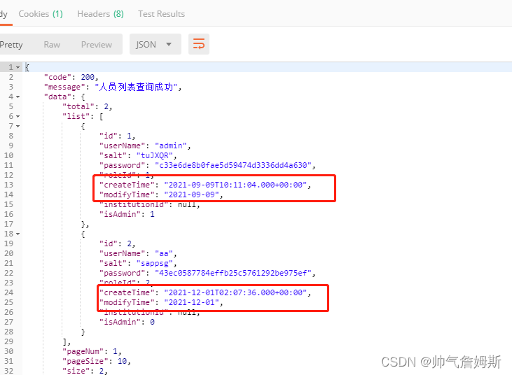 Springbootmybatis中 Timestamp 类型返回日期时间数据中带有 T查询时间相差8小时mybatisplus 时间戳有个t Csdn博客