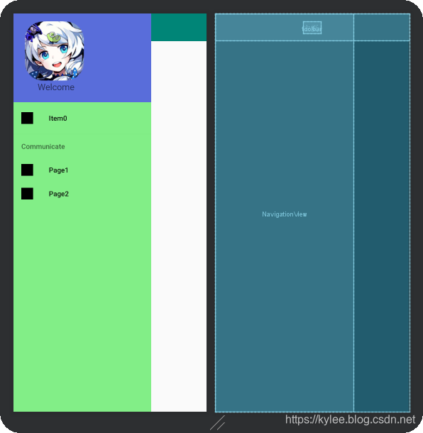 Android控件 - 侧边栏（NavigationView）_sidenavigationview-CSDN博客