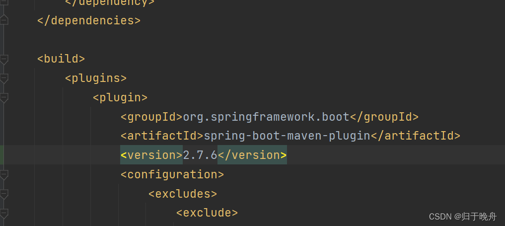 解决 spring-boot-maven-plugin 依赖爆红问题_org.spring. g-test:5.2.1.release ...