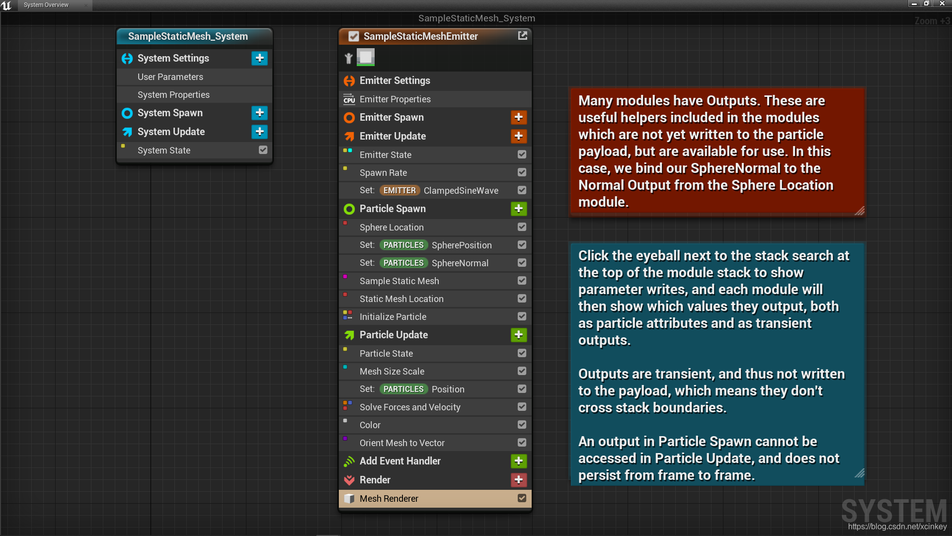Niagara内容示例 3.1 Static Mesh Sampling_sample static mesh-CSDN博客