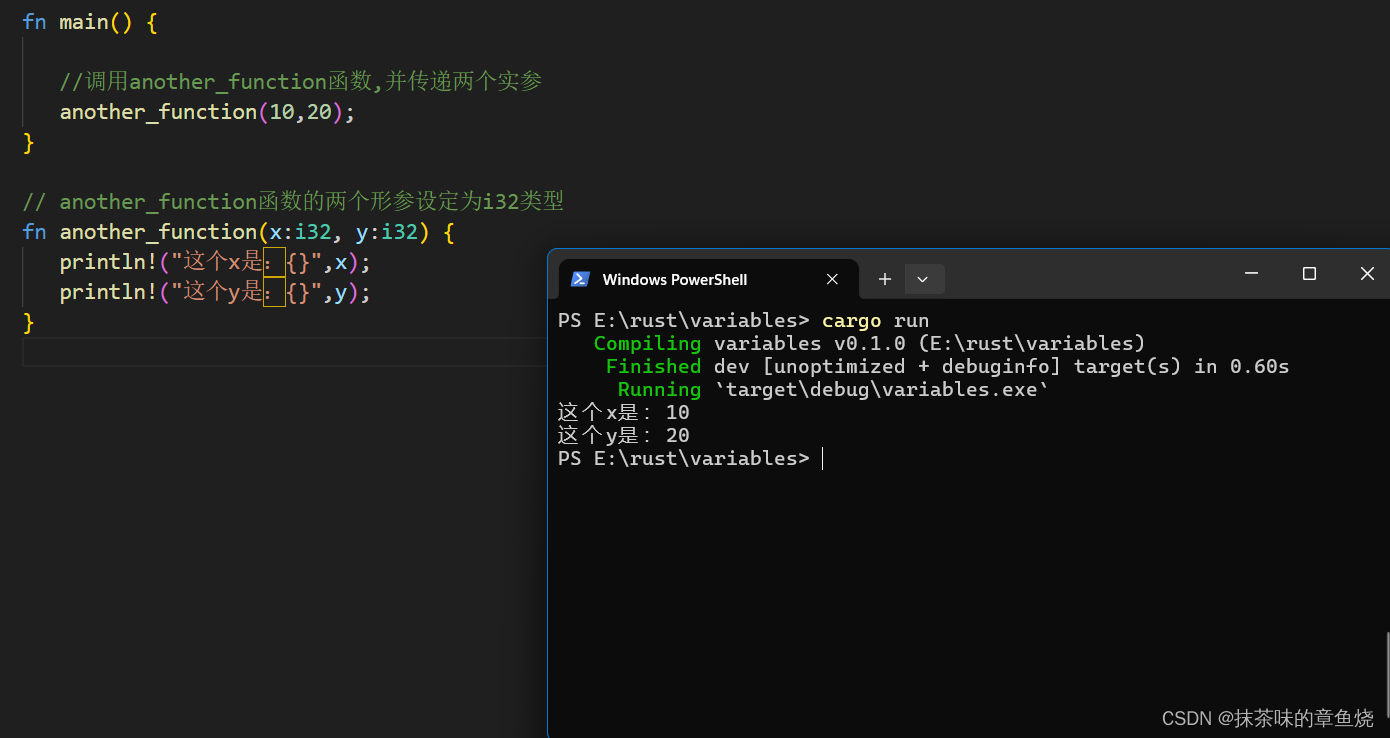 （八）Rust 函数和注释_rust语法中的形参-CSDN博客