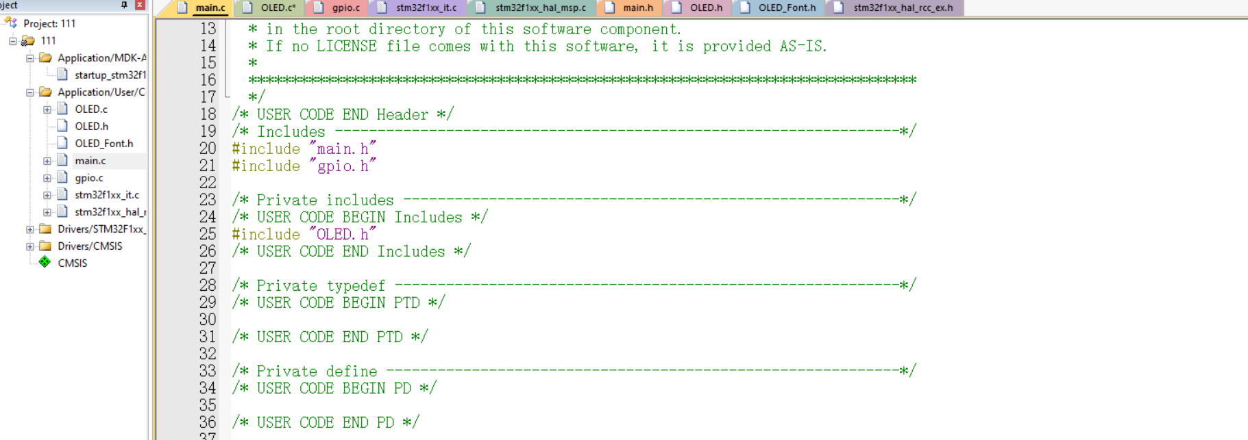 基于hal库的stm32的oled显示屏显示(stm32cubemx)hal库oled Csdn博客