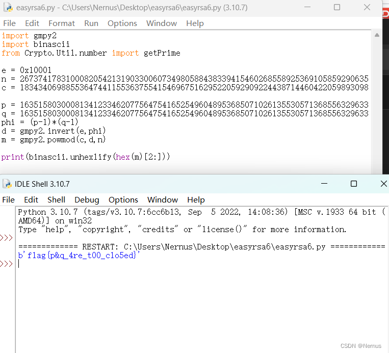 ctfshow crypto rsa部分题目简单题解_e=65537-CSDN博客