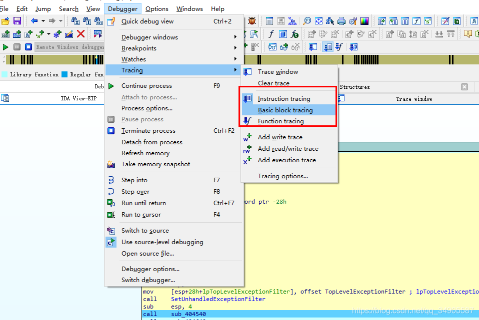 关于IDA trace 跟踪笔记-CSDN博客