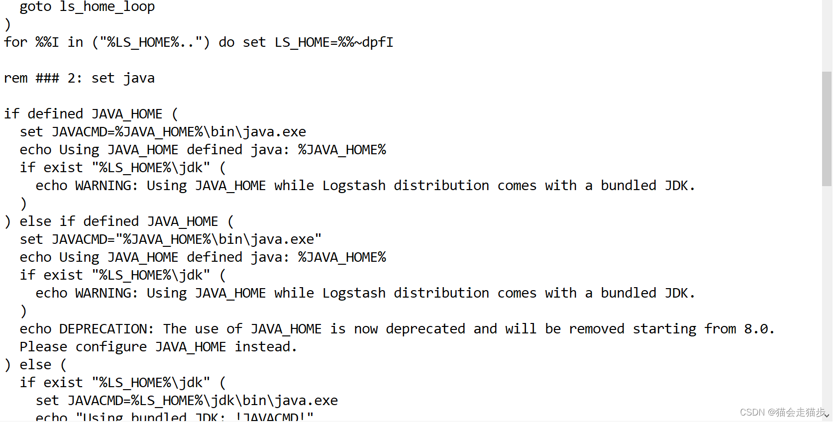 windows logstash 启动报错： could not find java； set JAVA_HOME or ensure java is in PATH_logstash启动不了 ...