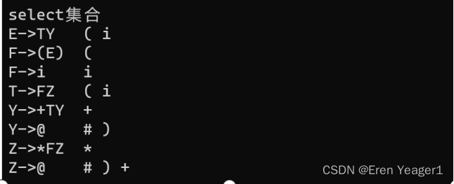 广州大学编译原理实验二-语法分析器-LL1分析法_ll1分析法的设计与实现课程设计:1.输人文法g的非终结符、终结符和产生式; (1输出-CSDN博客