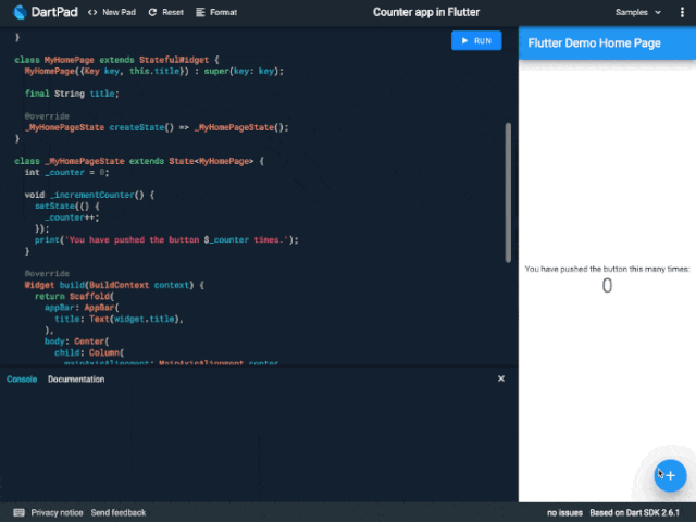 DartPad.dev 全面升级，现已支持 Flutter-CSDN博客