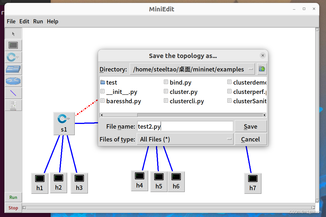 【SDN学习】熟悉Ryu与Mininet基本操作_mininet图形化界面-CSDN博客