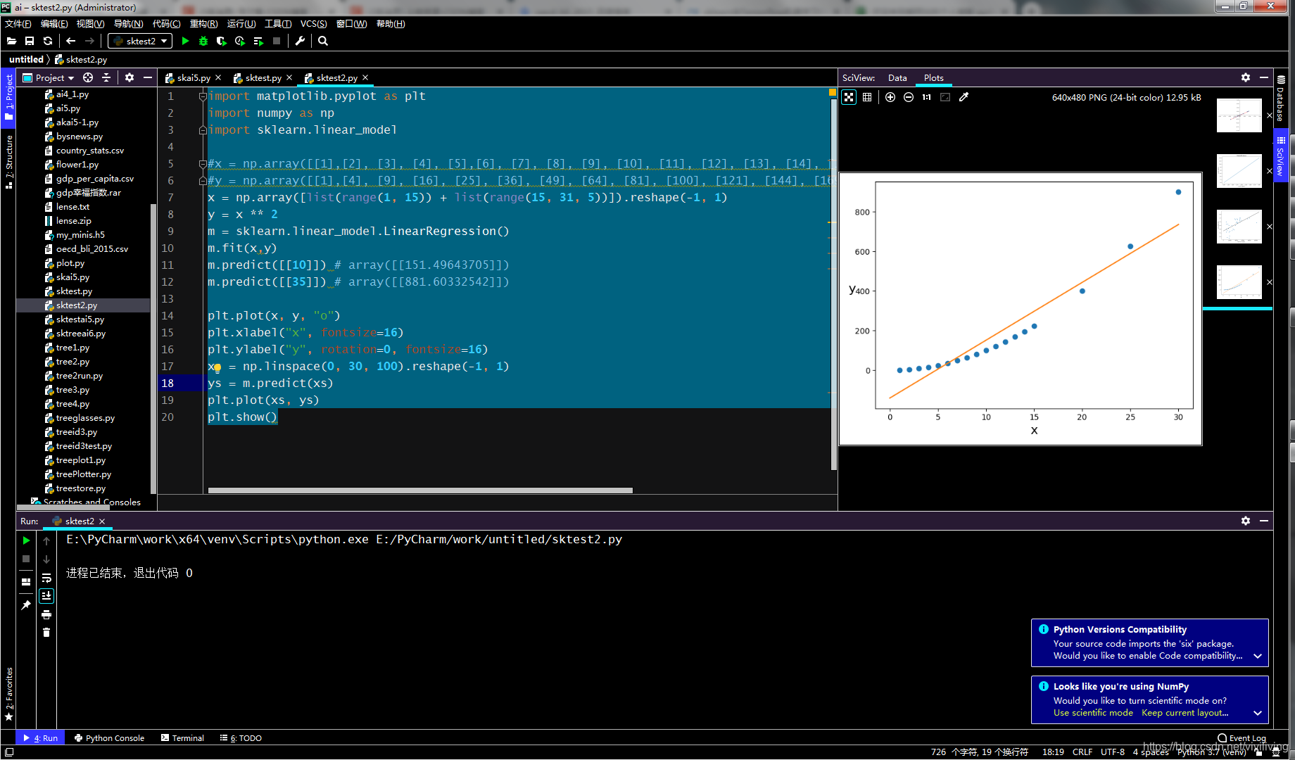python:ai第七课：sklearn.linear_model回归代码，制图-CSDN博客