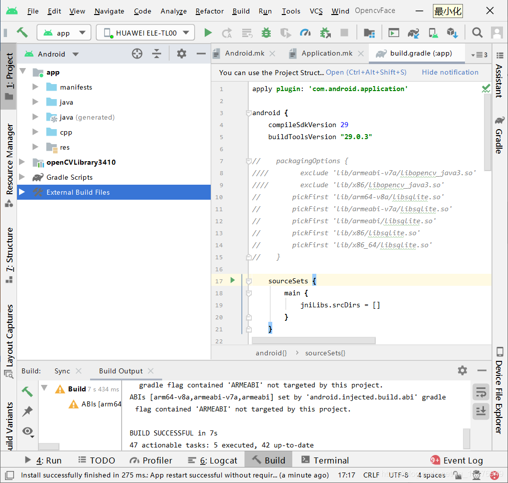 android人脸检测开发——基于opencv实现——More than one file was found with OS independent path_com.mv.nfe-CSDN博客